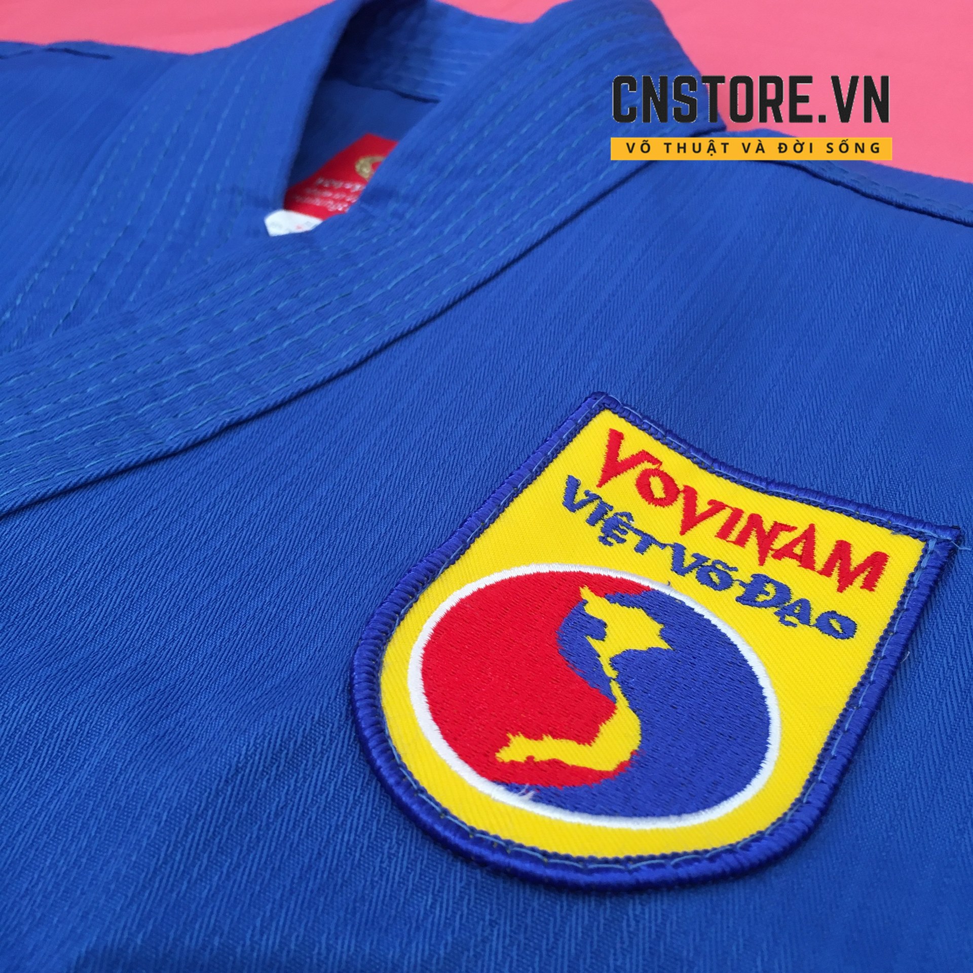 Võ Phục Vovinam Vải Sọc Dày Chắc Bền Tốt - Võ Phục CN STORE